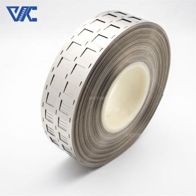 China Custom 0.12mm to 0.3mm Pure Nickel Strip 6mm 8mm 10mm for 18650 21700 Battery Welding for sale