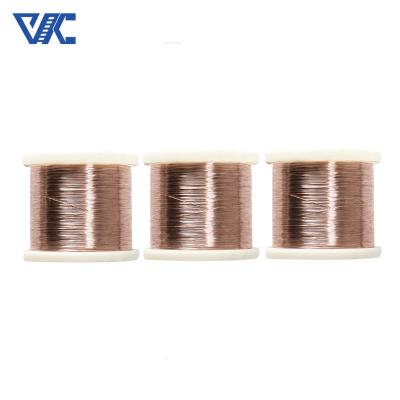 China NC020 CuNi14 Copper Nickel Alloy Resistance Wire 0.20 μΩ·m 300°C Thermal Stability for sale