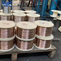 China CuNi10 NC015 Copper Nickel Alloy Heating Wire 10% Nickel 0.15 μΩm Resistivity for Marine Heat Exchangers for sale