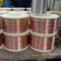 China CuNi10 NC015 Copper Nickel Alloy Heating Wire 10% Nickel 0.15 μΩm Resistivity for Marine Heat Exchangers for sale