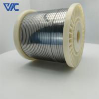 China Bright Annealed Soft Nichrome Alloy Cr30Ni70 Tophet 30 Heating Resistance Flat Wire 1.18 μΩ·m for sale