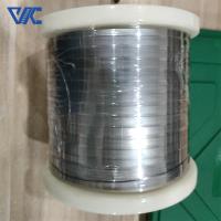 China Bright Annealed Soft Nichrome Alloy Cr30Ni70 Tophet 30 Heating Resistance Flat Wire 1.18 μΩ·m for sale