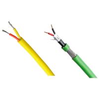 China Victory Type K Thermocouple Compensating Wire - ETFE Insulated 2-Core Cable for -200°C to 1200°C Temperature Range for sale