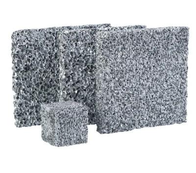 China 20-30mm Aluminium Foam Panels for Battery Electrodes | 1-10 MPa Compressive Strength Open Cell Structure for sale