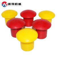 China Plastic Safety Mushroom Rebar Cap for 8-32mm Threaded Steel Bars - Orange/Red/Yellow Construction Safety Covers for sale