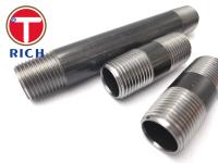 China ASTM A10 EN10241 Welded Seamless Tube Nipple Carbon Steel Black for sale