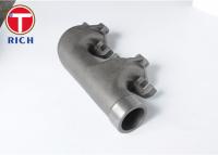 China QT450-10 Production Hose Nipple CNC Machining Parts Folding Exhaust Pipe for sale