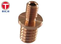 China Metal Brass CNC Turning Parts For Sensor Connector for sale