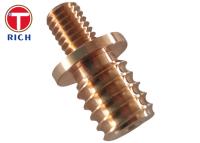 China Metal Brass CNC Turning Parts For Sensor Connector for sale
