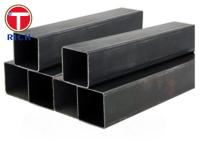 China Black Color Rectangular Steel Tubing ERW / Hot Rolled For Auto Parts for sale