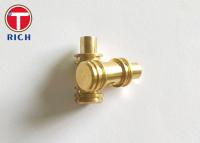 China Non Standard CNC Brass Parts For Nut Sleeve Milling Processing for sale