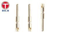 China CNC Brass Electrical Parts Aviation Waterproof Connector Pin Socket Hardware Copper Parts for sale