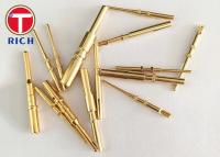 China CNC Brass Electrical Parts Aviation Waterproof Connector Pin Socket Hardware Copper Parts for sale