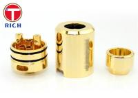 China Micro Machining Brass Electrical Parts CNC Brass Parts Electroplating Barrel Plating Processing for sale