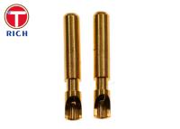 China Customized OEM CNC Brass Parts Waterproof Connector Pin Socket Hardware Copper Parts for sale