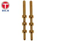 China Customized OEM CNC Brass Parts Waterproof Connector Pin Socket Hardware Copper Parts for sale