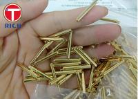 China CNC Brass Brass Instrument Parts Connector Pin Jack Hardware Copper Parts for sale