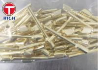 China CNC Brass Brass Instrument Parts Connector Pin Jack Hardware Copper Parts for sale
