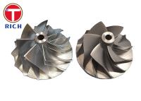 China Machining Parts CNC Five-Axis Finely Carved Aluminum Alloy Impeller Micro Parts for sale