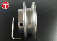 China Stainless Steel CNC Turning Parts Single Groove Motor Belt Drive Pulley For Auto for sale