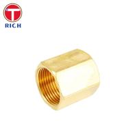 China Threaded Pipe Coupling CNC Brass Parts Direct Internal Thread Straight Through Hardware for sale