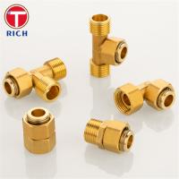 China Brass Metal Thickened Joint Pipes And Fittings CNC Brass Water Purifier Pipe Fittings for sale