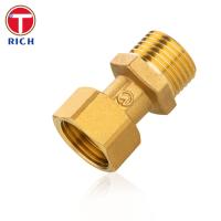 China Brass Metal Thickened Joint Pipes And Fittings CNC Brass Water Purifier Pipe Fittings for sale
