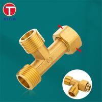China Brass Metal Thickened Joint Pipes And Fittings CNC Brass Water Purifier Pipe Fittings for sale