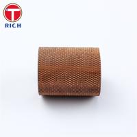 China External Thread Brass Copper Tube For Air Conditioning Refrigeration Heat Exchangers for sale