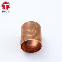 China External Thread Brass Copper Tube For Air Conditioning Refrigeration Heat Exchangers for sale