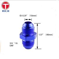 China Threaded Pipe Adapter Double Headed Oil Pipe Joint Nut For Modified Automobiles for sale