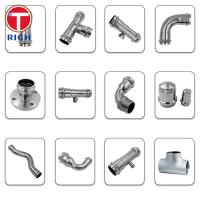 China 304 Stainless Steel Equal Tee CNC Machining Compression Pipe Fittings for sale