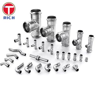 China 304 Stainless Steel Equal Tee CNC Machining Compression Pipe Fittings for sale