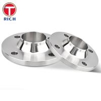 China ASME B16.5 304 Stainless Steel Flange 316 Stamped Plate Large Diameter Flat Welding Flange Piece Forged Flange Plate for sale