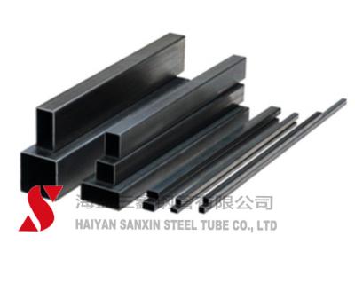China Carbon Welded Black Rectangular Steel Tubing EN10219 ASTM / DIN Standard for sale