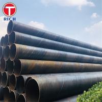China ASTM A139 Carbon Steel Spiral Weld Steel Pipe For Fluid Transport for sale