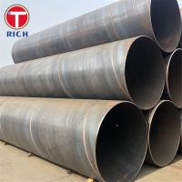 China ASTM A139 Carbon Steel Spiral Weld Steel Pipe For Fluid Transport for sale