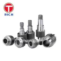 China CNC Machining Metal Parts 4mm Geared Shaft Gear Shaft Nissan for sale