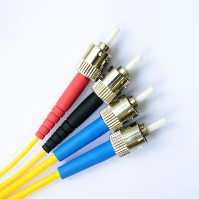 China 0.9mm 2.0mm 3.0mm ST ST Patch Cord Durable ST Optical Cable High Transmission Efficiency for sale