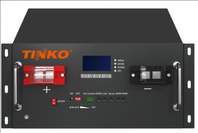 China 10kWh 51.2V Rack Mounted Lithium Ion Solar Battery for sale