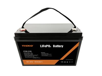China Long Life 12V Battery For Solar Storage 100AH LiFePO4 Deep Cycle Battery for sale