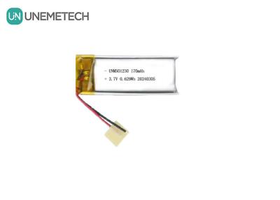 China Rechargeable Lithium Polymer Battery 501230 3.7V 170mAh Li-polymer Battery for Wireless Earphone for sale