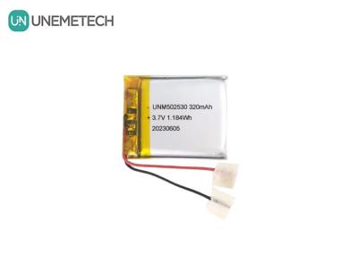 China 502530 3.7V 320mAh Rechargeable Polymer Lithium Battery for Wearable Products for sale
