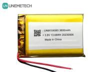 China UNEMETECH 4.35V High Voltage Lipo Battery 104060 3.8V 3600mAh Lithium Ion Polymer Battery for sale