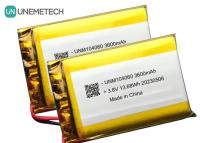China UNEMETECH 4.35V High Voltage Lipo Battery 104060 3.8V 3600mAh Lithium Ion Polymer Battery for sale