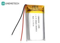 China UNEMETECH 3.7V Li-ion Polymer Battery 500mAh Lithium Polymer Battery 802036 1.85Wh LiPo Battery for sale