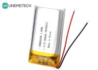 China UNEMETECH 3.7V Li-ion Polymer Battery 500mAh Lithium Polymer Battery 802036 1.85Wh LiPo Battery for sale