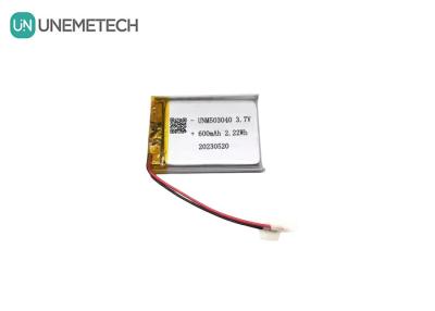 China Lithium ion Rechargeable Battery 503040 3.7V Lipo Battery 600mAh with Protection Board for Alarm System for sale