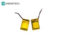 China UNEMETECH 401115 Rechargeable Polymer Lithium Battery / 3.7V 40mAh Earphone Battery for sale