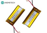 China 600mAh Custom Silver Li ion Battery / 851838 3.7V Wearing Device Lithium ion Polymer Battery for sale